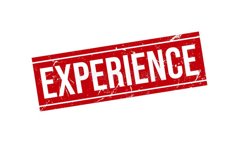 Experience Rubber Stamp Seal Vector Stock Vector - Illustration of ...