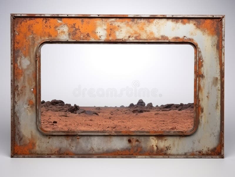 Revealing Beauty in Decay: a Unique Picture Frame Crafted from Rust and ...