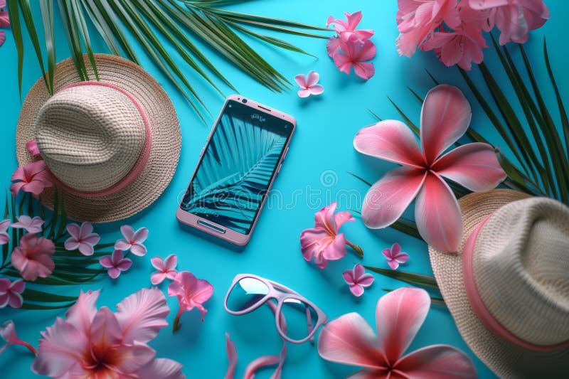 Experience Seamless Connectivity, Mobile Phone Operator Ad Background ...