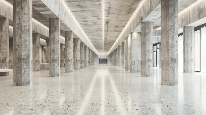 Smooth, Empty Spaces Unite Concrete and Coquina, Showcasing a ...