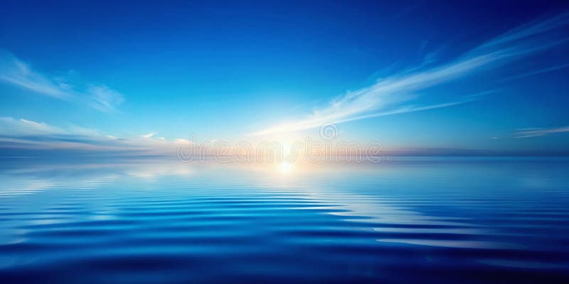 Submerge Yourself in Tranquility a Captivating Blue Gradient Background ...