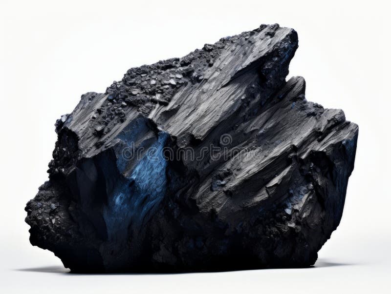 Unveiling the Raw Beauty: a Singular Piece of Coal Captured in Stunning ...