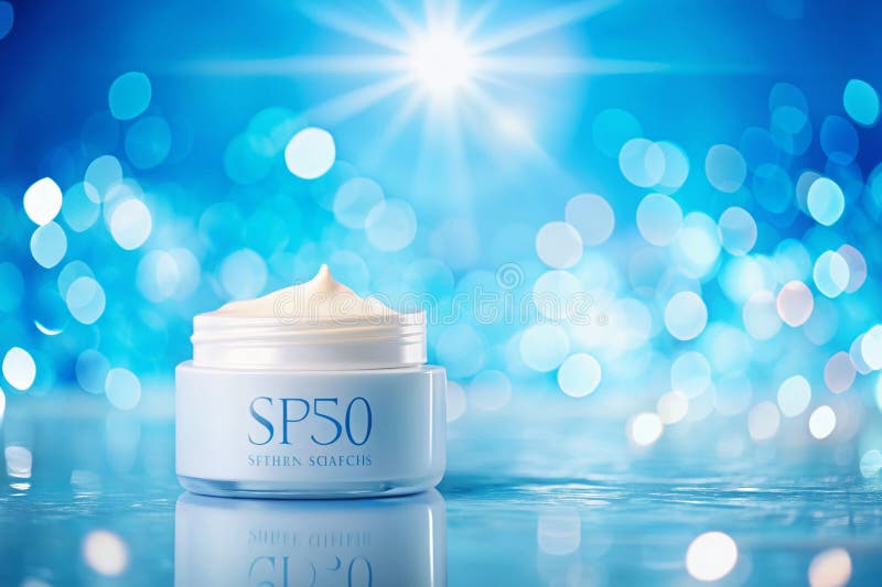 Protecting Your Skin with a Luxurious SPF 50 Sunscreen a CloseUp Look ...