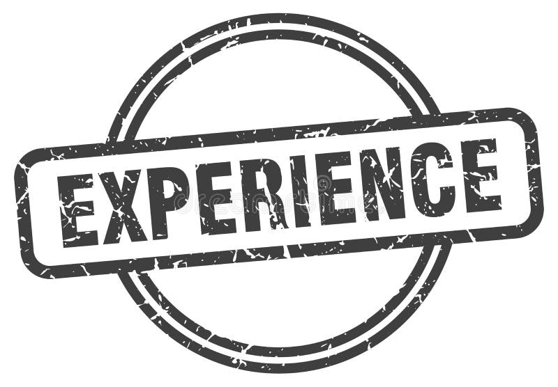 Experience Stamp. Experience Round Grunge Sign Stock Vector ...