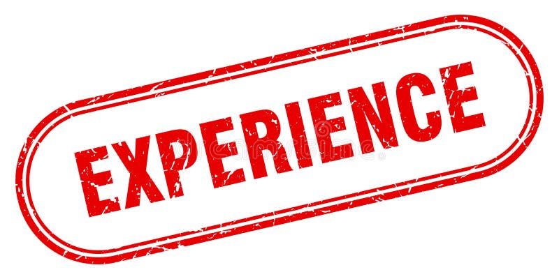 Experience Stamp. Experience Label. Round Grunge Sign Stock Vector ...