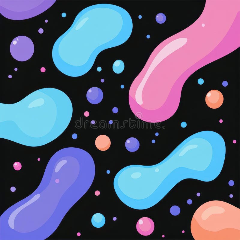 Experience a Stunning Blend of Blue and Purple in these D Flat Vector ...