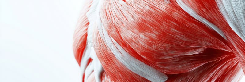 Experience the Stunning Visual of a Red and White Muscle Showcasing Its ...