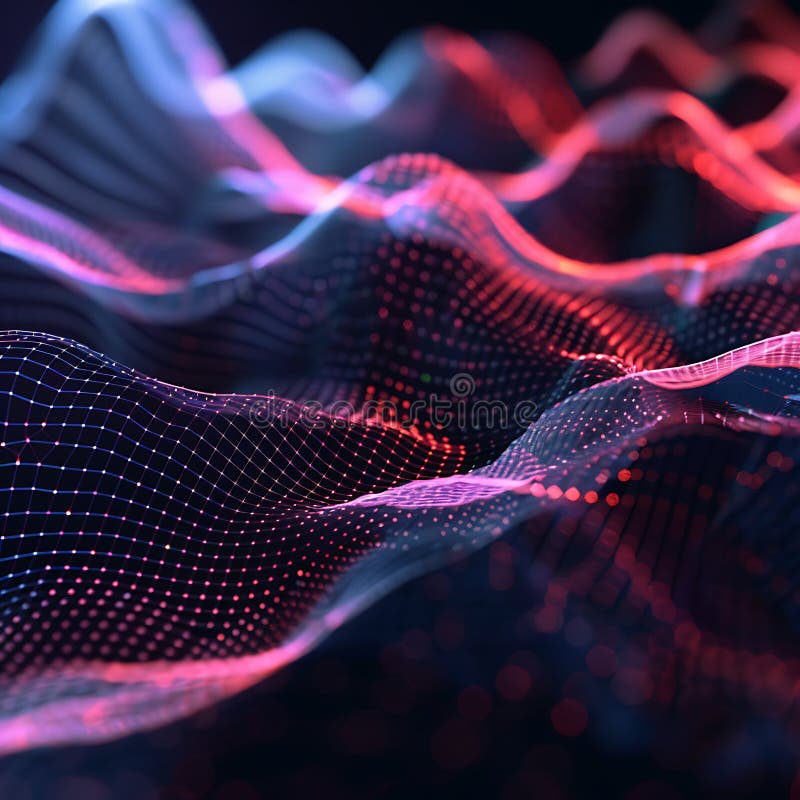 Dynamic Vibrant Color Waves for Visual Inspiration Stock Illustration ...