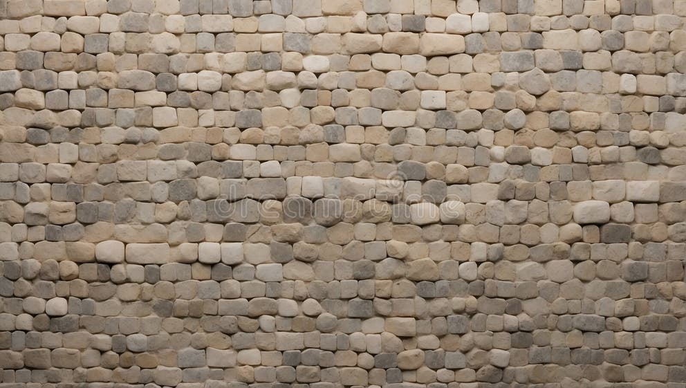 Cobblestone Symphony: Limestone Texture Elegance. AI Generate Stock ...