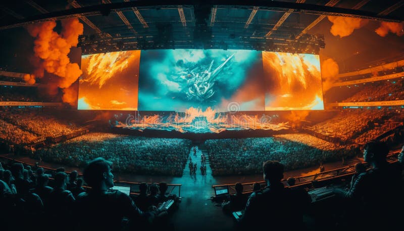 Experience the Thrill of E-Sports: Live Viewing Event Stock ...