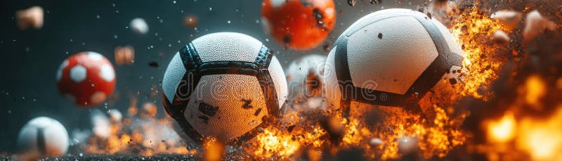 Explosive Soccer Match Highlights Stadium Arena Action Shots Dynamic ...