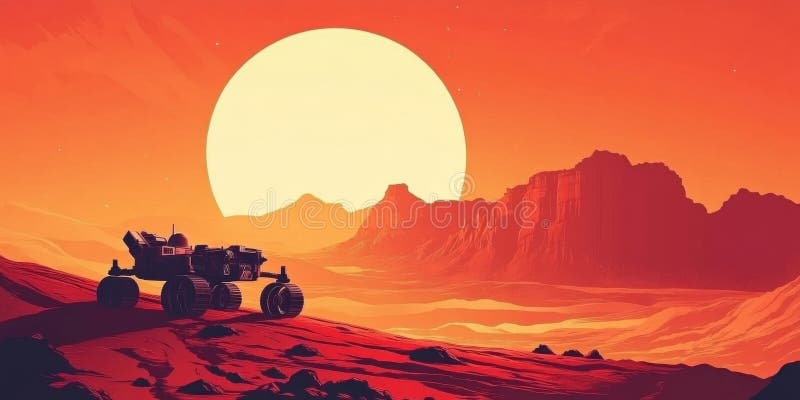 Experience the Thrill of Mars Exploration with Rovers Under a Vibrant ...