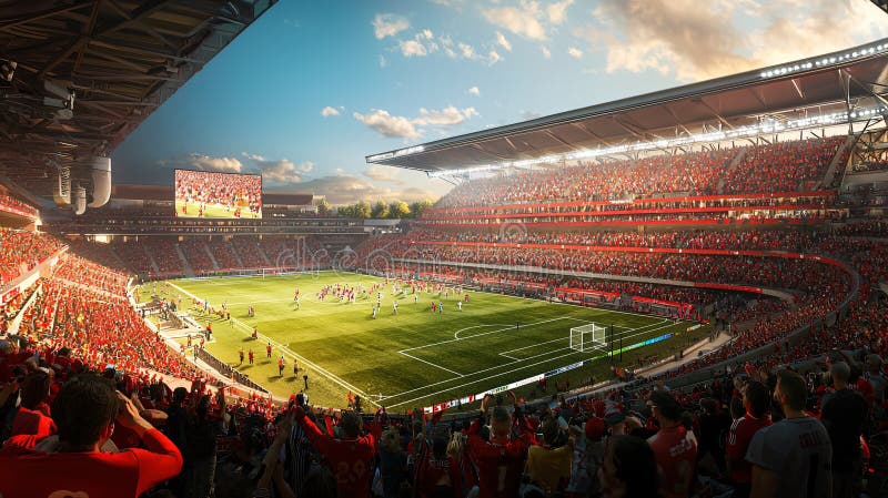 Experience the Thrill of a Packed Stadium a Captivating View from the ...