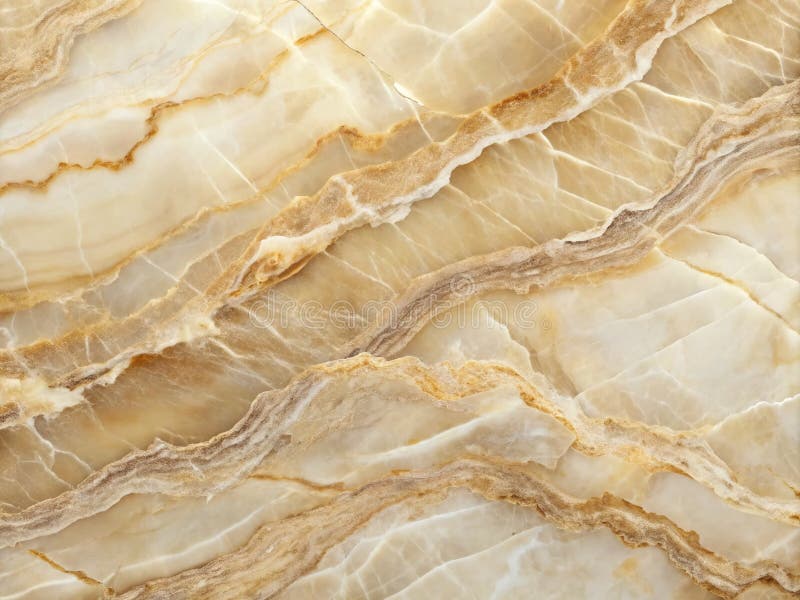 Exquisite Ivory Beige Onyx Marble with Deep Brown Veins a Luxurious ...