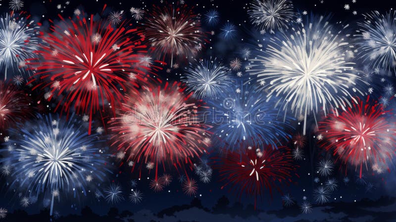 Experience the Timeless Celebration with Classic Firework Texture in ...