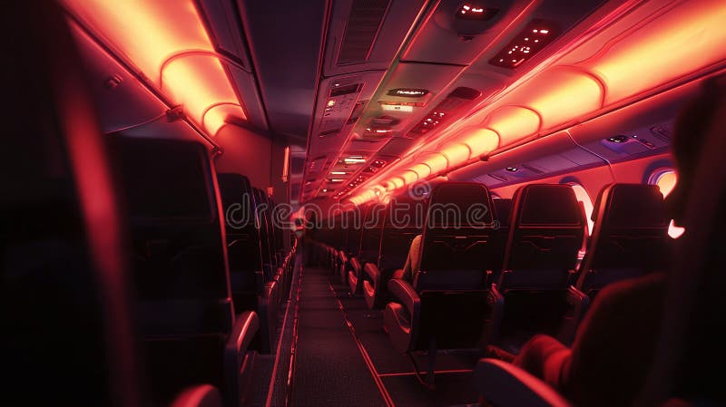 Experience Tranquility Inside an Airplane Cabin with Soft Ambient ...