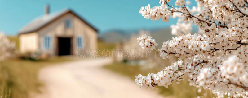 Experience the Tranquility of a Rural Spring Landscape with a Vibrant ...