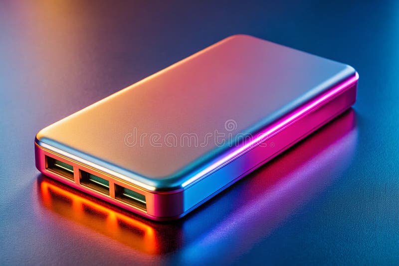 Effortless Charging on the Go a Sleek Portable Power Bank with Multiple ...