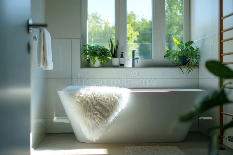 Experience Ultimate Relaxation in this Tranquil Bathroom Setting ...