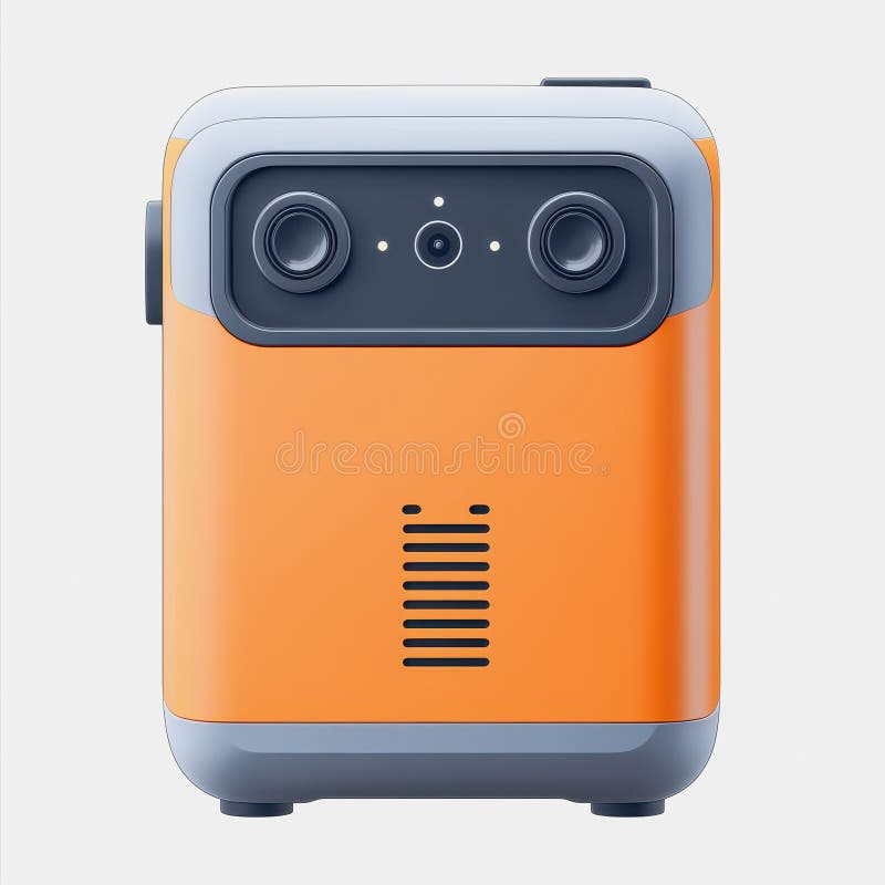 Stylish and Compact Retro Camera Design Featuring Dual Lenses and ...