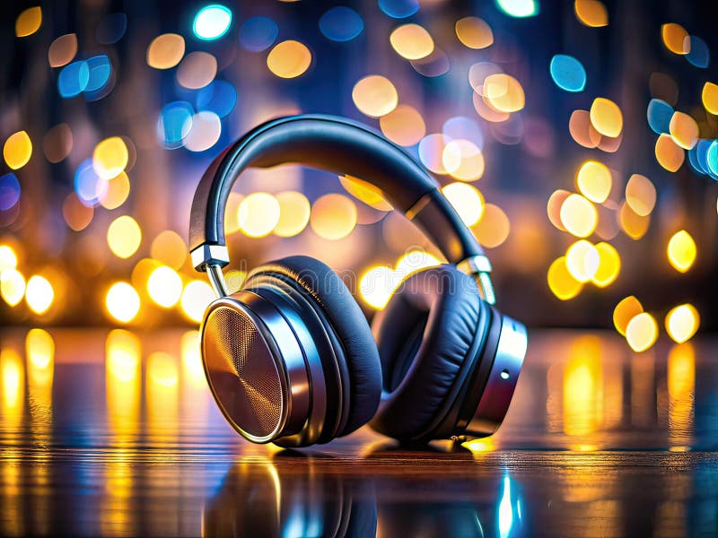 Experience Unrivaled Audio Performance Stylish Wireless Headphones in a Luxurious LowLight ...