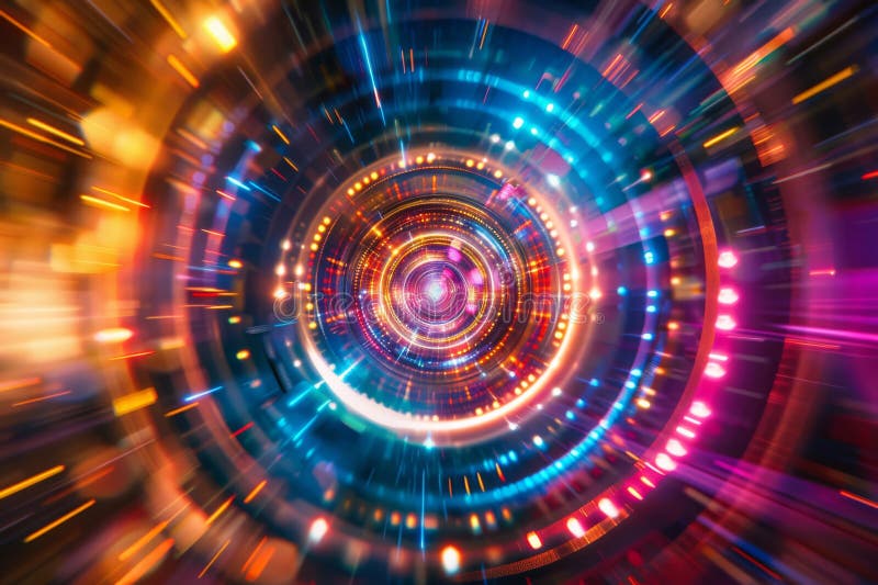 Experience Vibrant Abstract Light Patterns Beautifully Flowing and ...