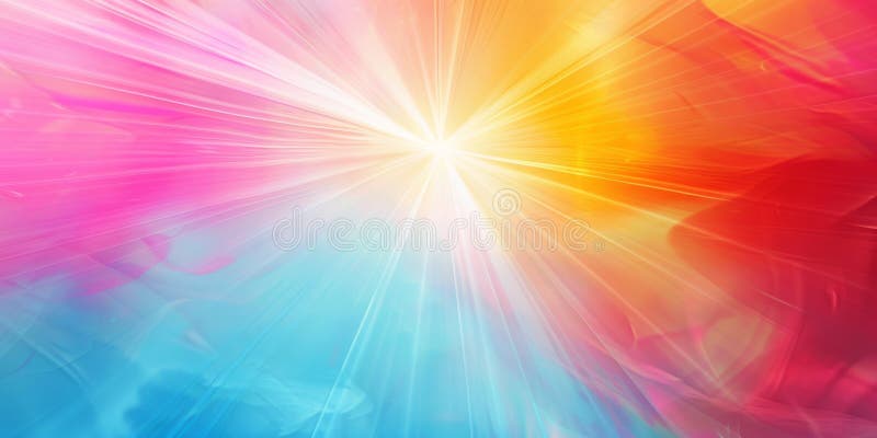 Experience a Vibrant Burst of Colorful Light with a Sunrise Effect in ...