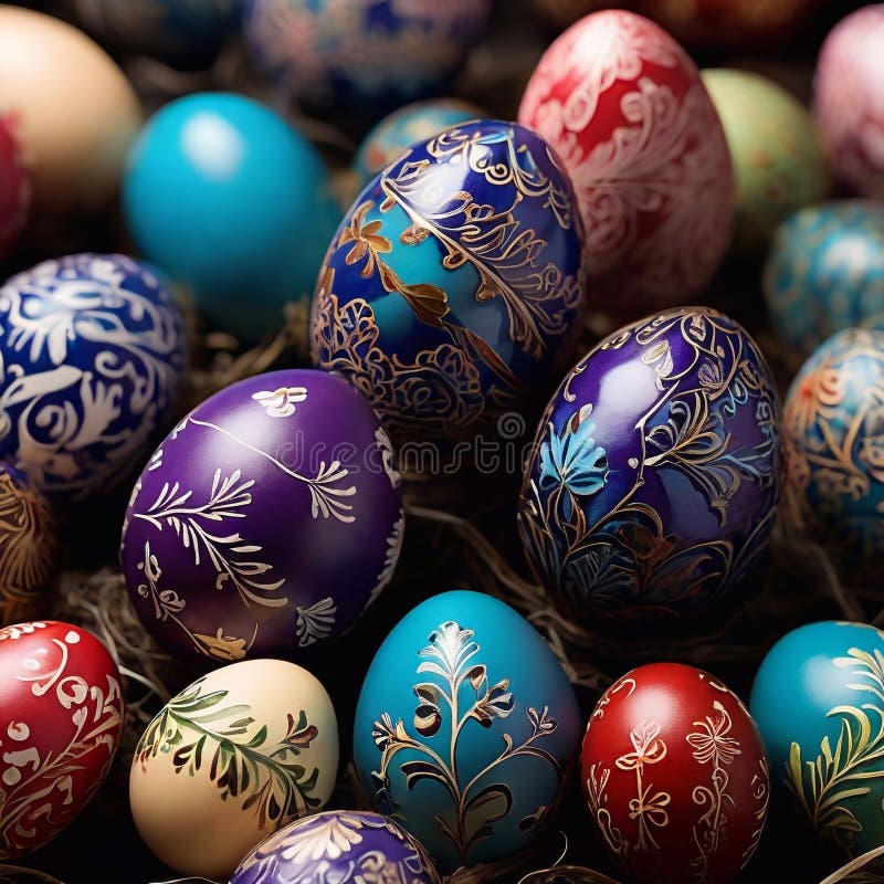 Experience the Vibrant Colors and Intricate Designs of Easter Eggs ...