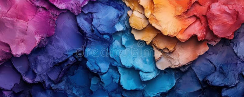 Experience the Vibrant Dance of an Energetic Rainbow Spectrum Radiating ...