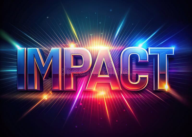 Stunning 3D Font Effect an Abstract Visual Feast of Bright Colors and ...