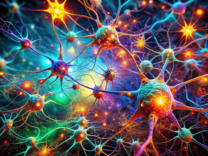 Unveiling the Dopamine Rush a Hyperrealistic Microscopic Exploration of ...