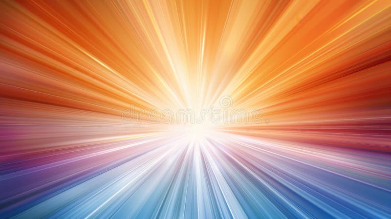 Experience Vibrant Energy with Dynamic Light Rays Bursting from a ...
