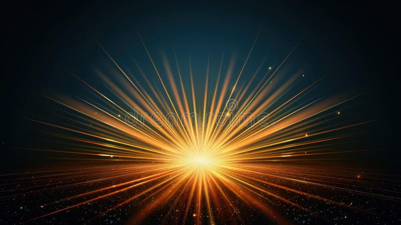 Experience the Vibrant Glow of a Digital Sunburst with Dazzling Lens Flare Effects on a Sleek ...
