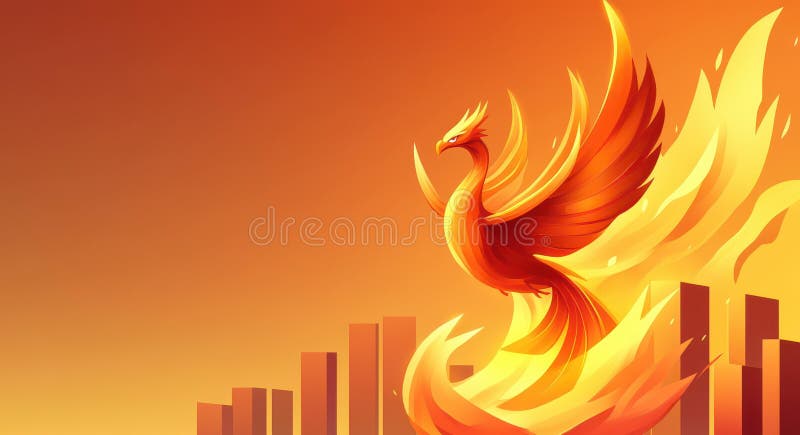 Experience the Vibrant Rise of a Digital Phoenix As it Emerges from the ...