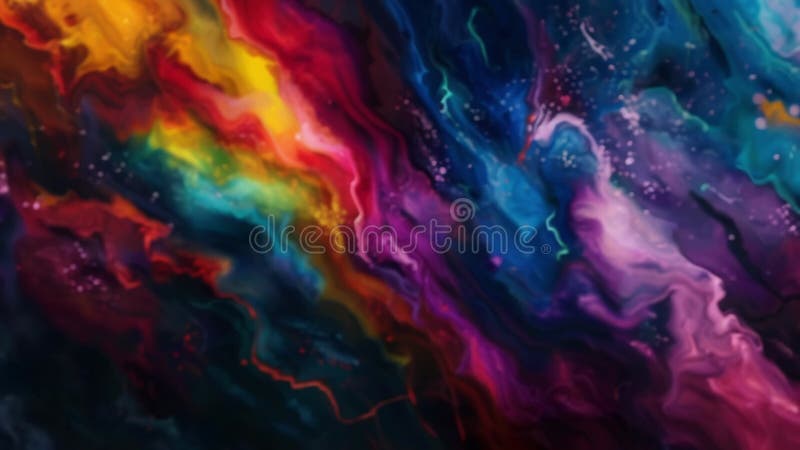 Experience a Visual Feast As Vibrant Bands of Color Collide and ...