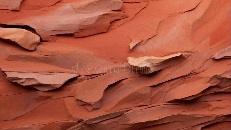 Earthy Ember: Red Sandstone Texture. AI Generate Stock Illustration ...