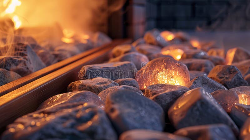 Experience Warmth and Tranquility with Glowing Stones and Steam in a ...