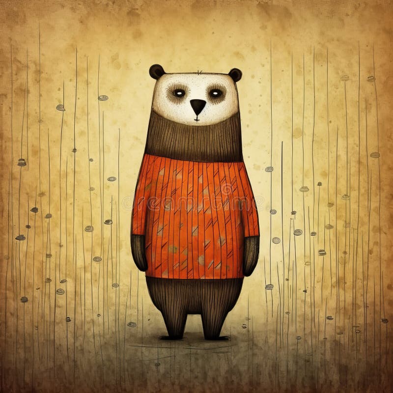 Panda Comics Top 31 Orange Beaver Funny in the Style of Didier Lourenco ...