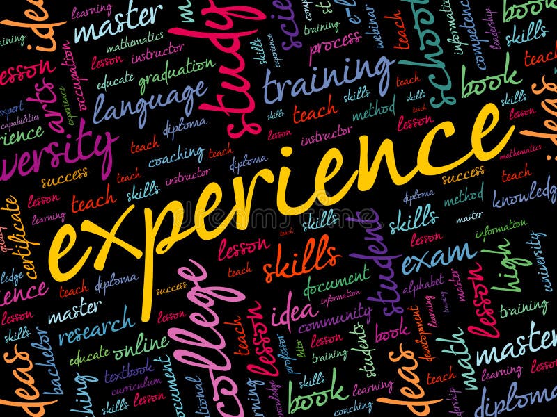 Experience Word Concept On Cubes Stock Image - Image of business ...