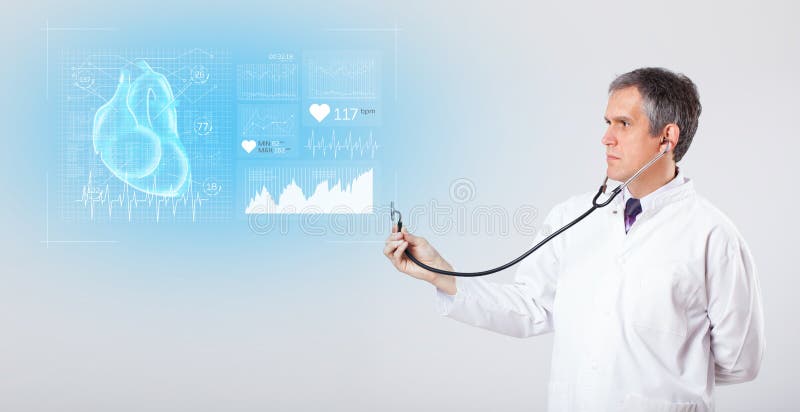 Cardiologist Presenting the Research Results Stock Photo - Image of ...