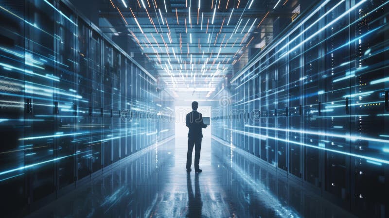 Experienced Data Center Manager Stands among State-of-the-art Server ...