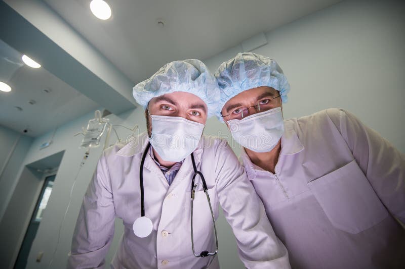 Experienced Doctors during the Operation Stock Image - Image of bending ...