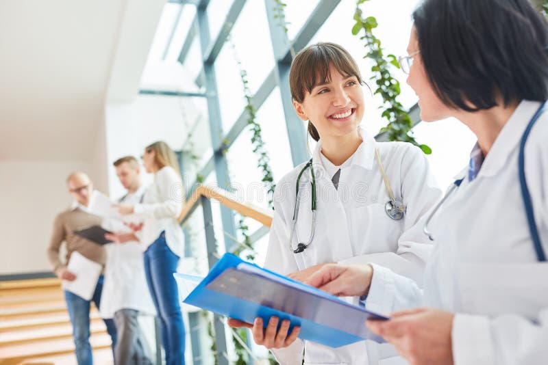 Experienced Doctors in Teamwork Stock Image - Image of clinic, work ...