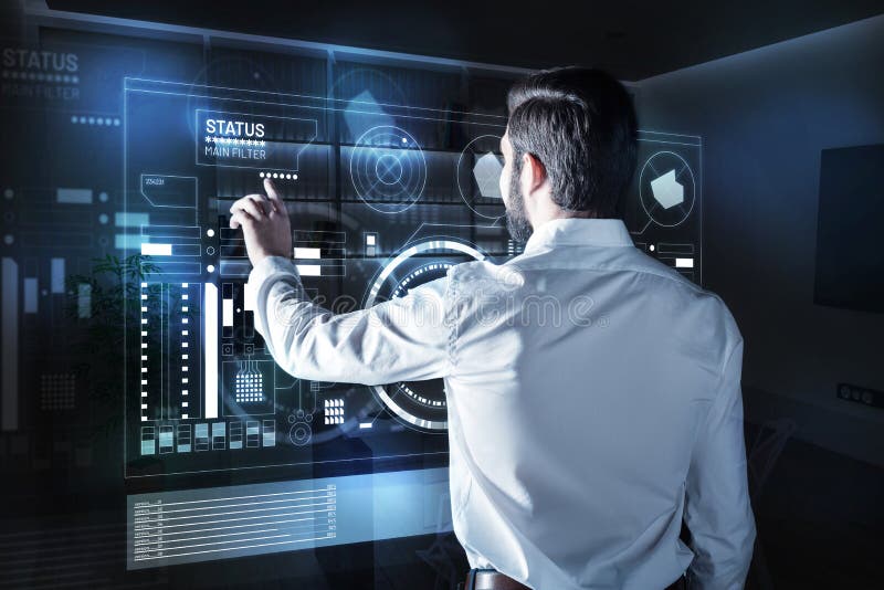 Experienced Programmer Touching the Screen and Changing the Settings ... Experienced Programmer Touching the Screen and Changing the Settings ...