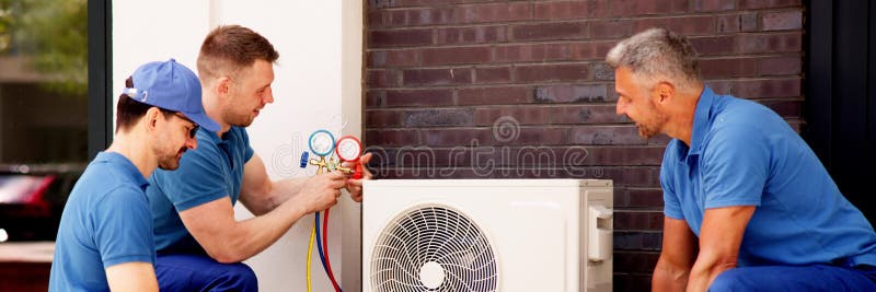 Hvac Technician Inspecting Air Conditioning Unit Stock Photos - Free & Royalty-Free Stock Photos ...