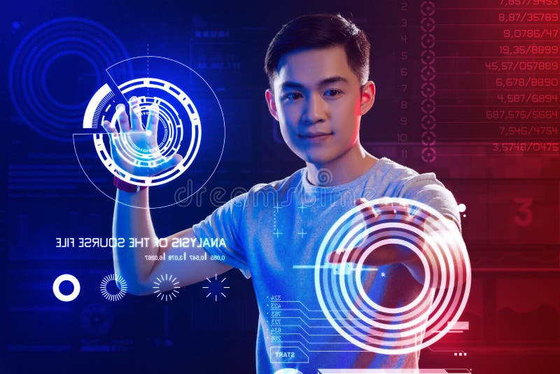 Experienced Web Developer Feeling Confident and Touching Two Round ...