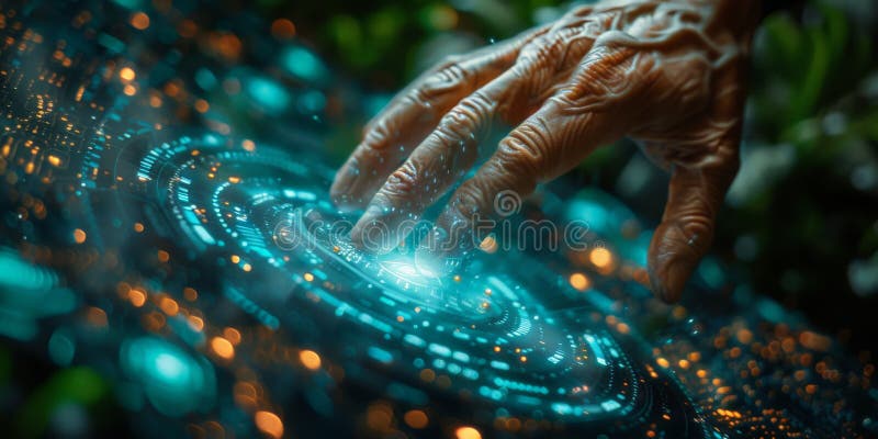 Experiencing Futuristic Technology with a Hand Interacting in a Cosmic ...