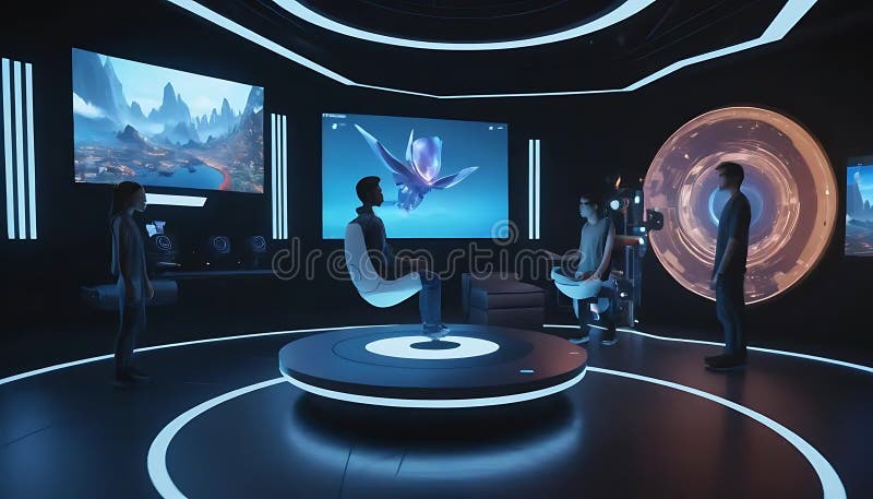 Experiencing Futuristic Technology in a Modern Virtual Reality Studio ...