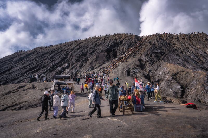 Experiencing the Thrilling Crowds at the Volcanic Summit a Journey ...