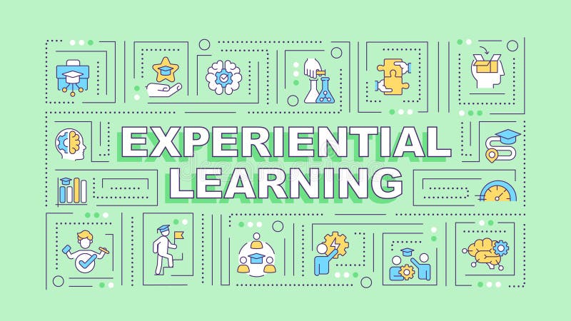 Experiential Learning Green Word Concept Stock Vector - Illustration of ...